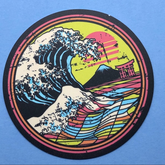 Accessories | 110 Small Wave Sticker Vsco | Poshmark